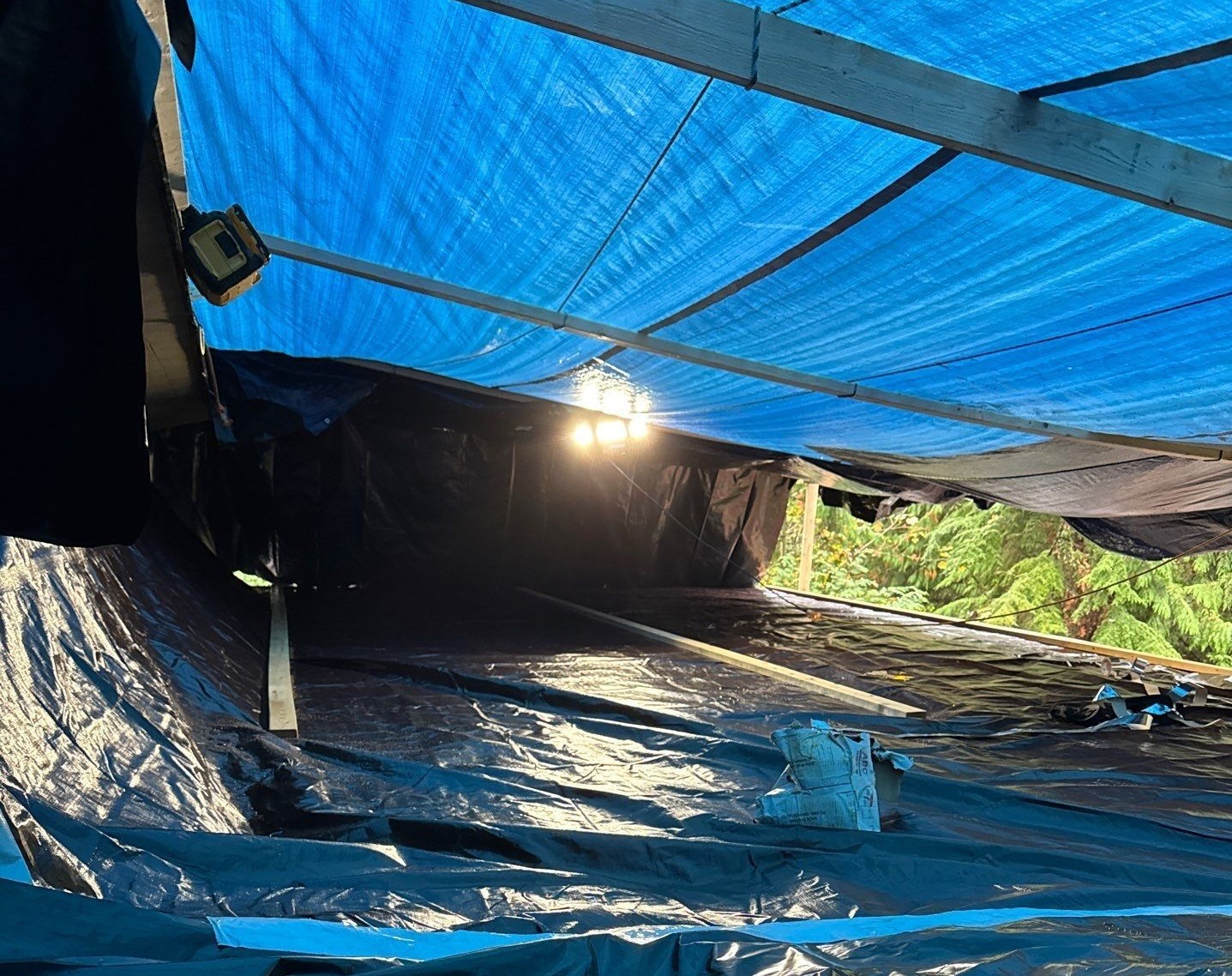 Will Installing a Tarp Really Prevent Temporary Leaks on My Seattle Roof?